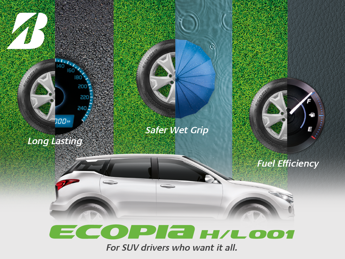 Ecopia H/L 001 | SUV & CUV | Fuel Saving Tyre | Bridgestone Singapore